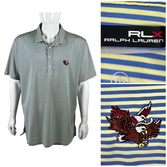 RLX Ralph Lauren | Shirts | Rlx Ralph Lauren Mens Xl Striped Golf Polo ...